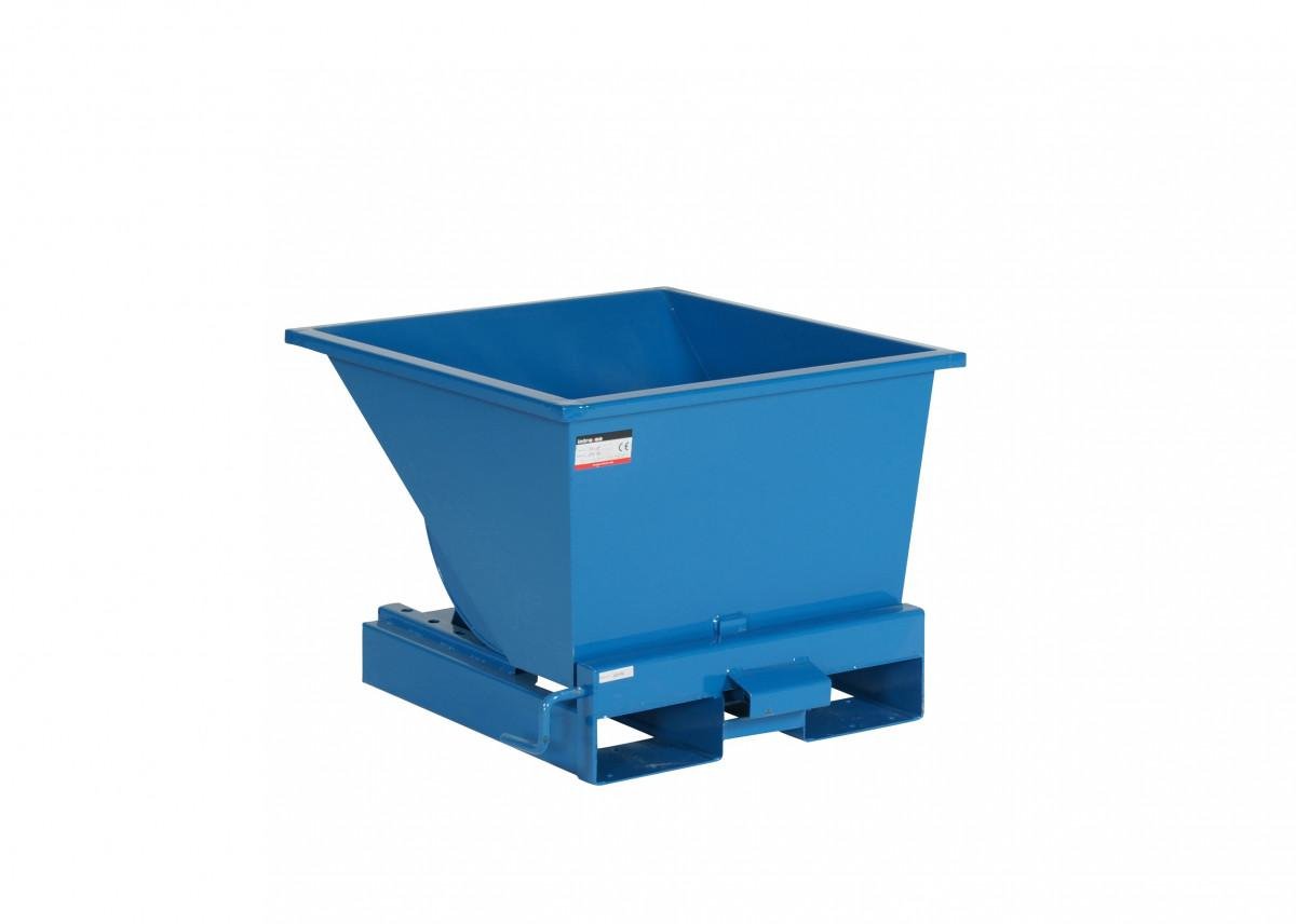 Tippcontainer STANDARD TIPPO, 150–3000 L, pulverlackerat stål – Alvemo